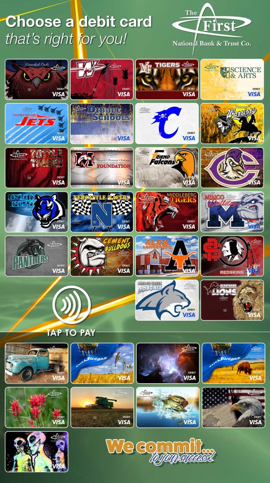 Debit Cards - First National Bank and Trust Co - Chickasha