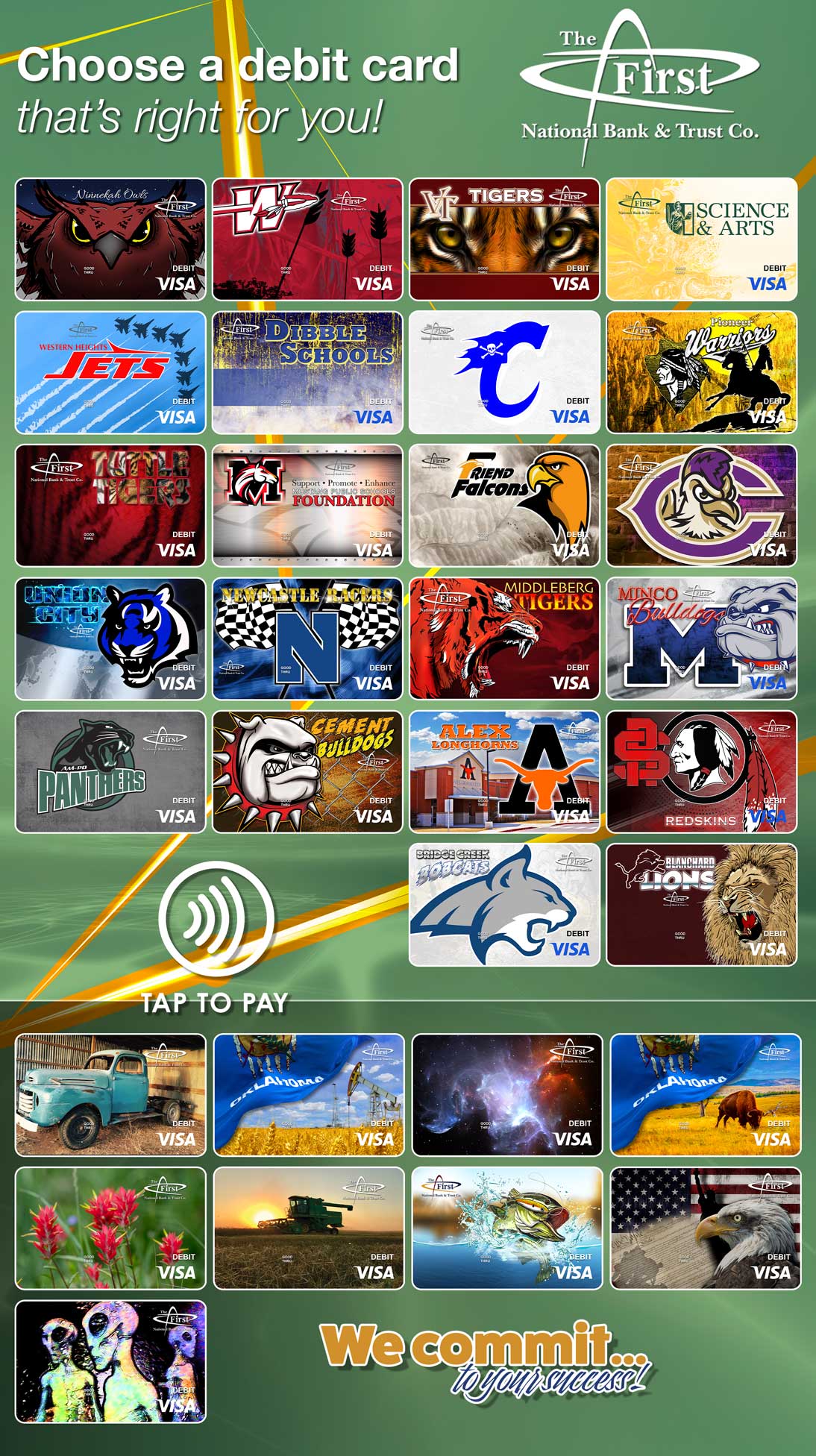 Debit Cards - First National Bank and Trust Co - Chickasha