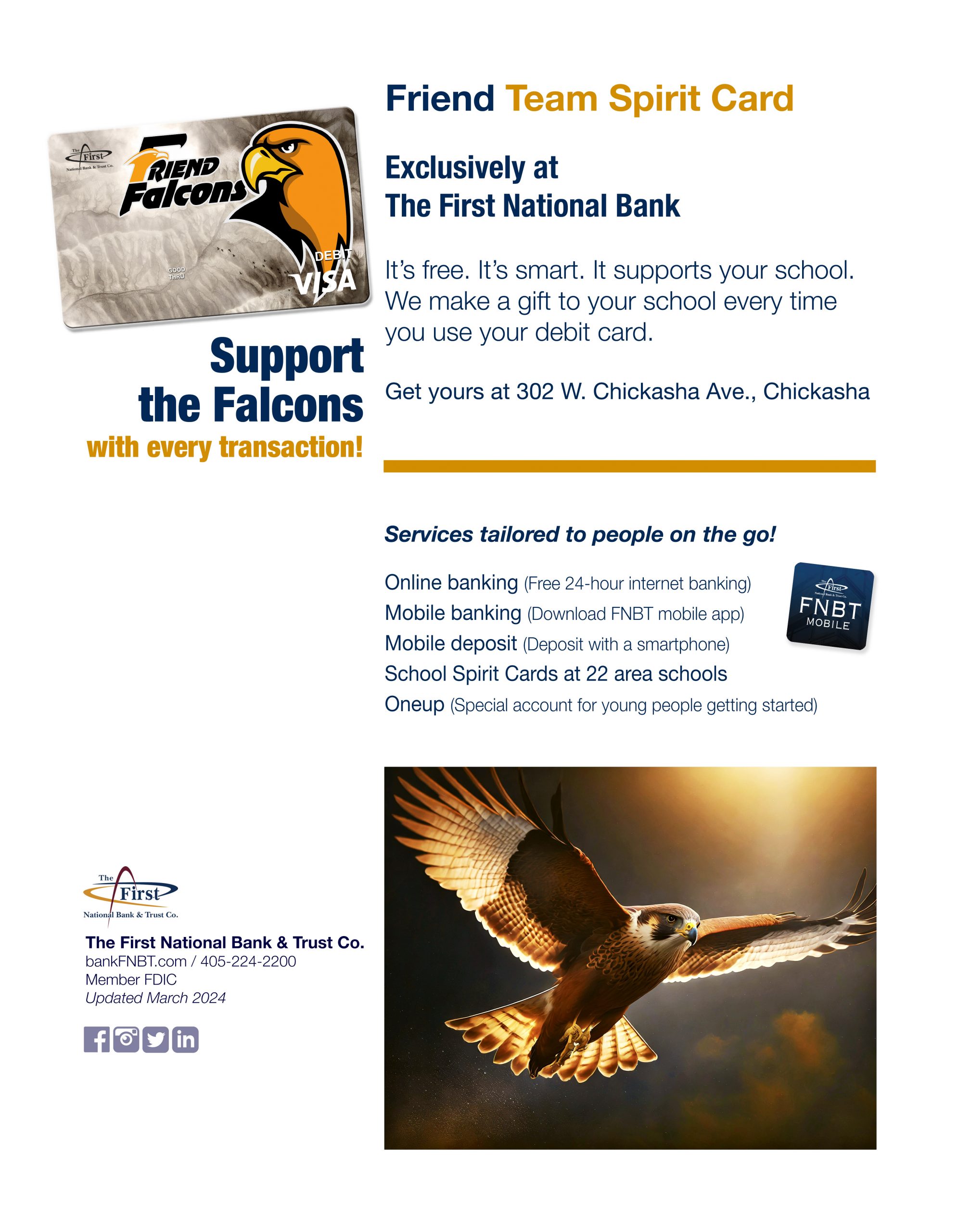 Debit Cards - First National Bank and Trust Co - Chickasha