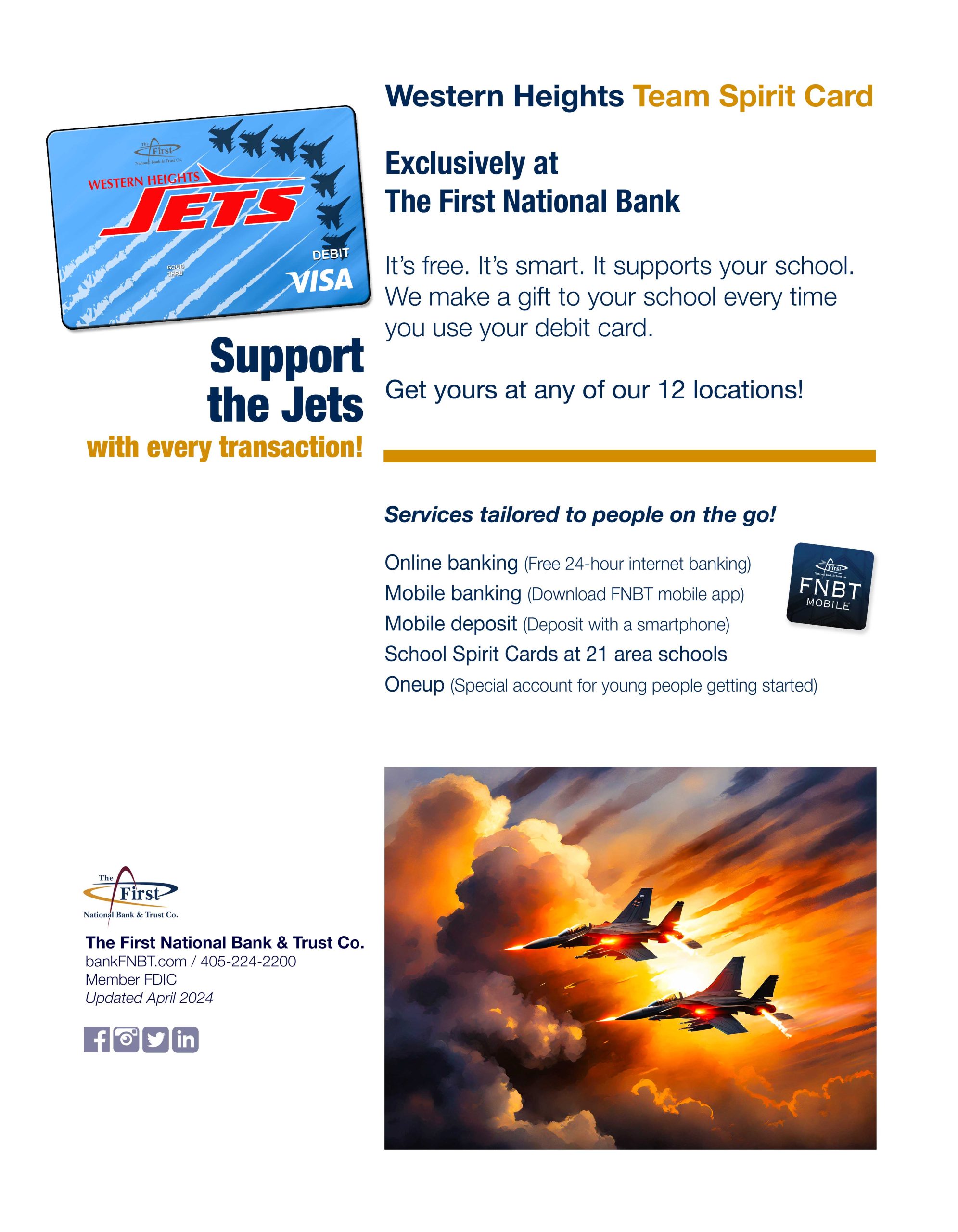 Debit Cards - First National Bank and Trust Co - Chickasha