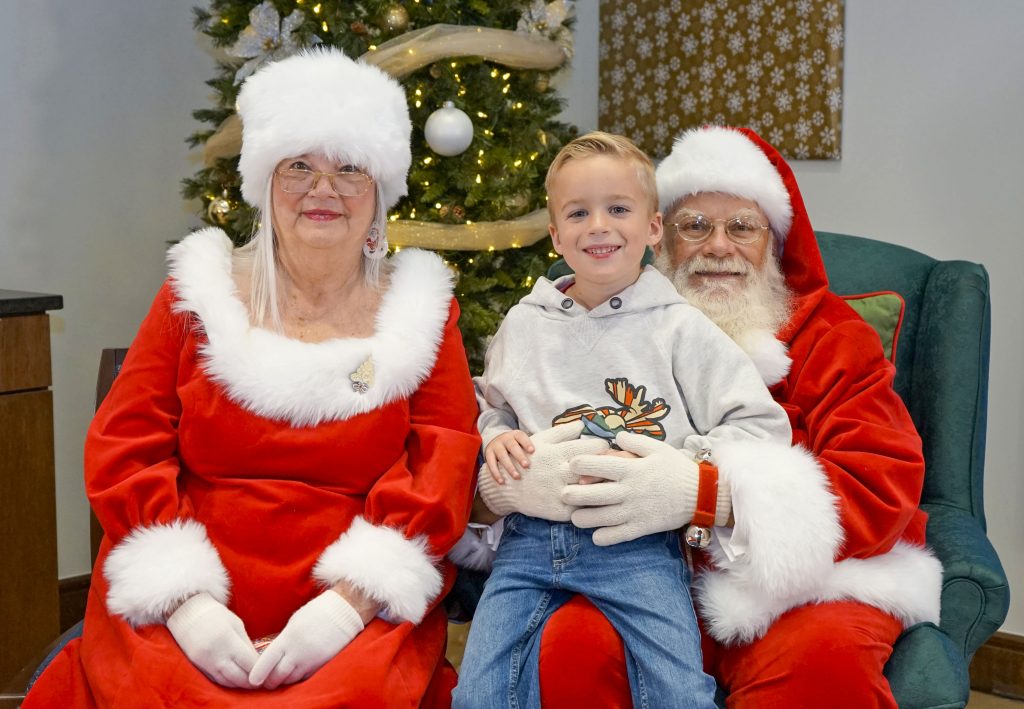 Santa visits Tuttle!